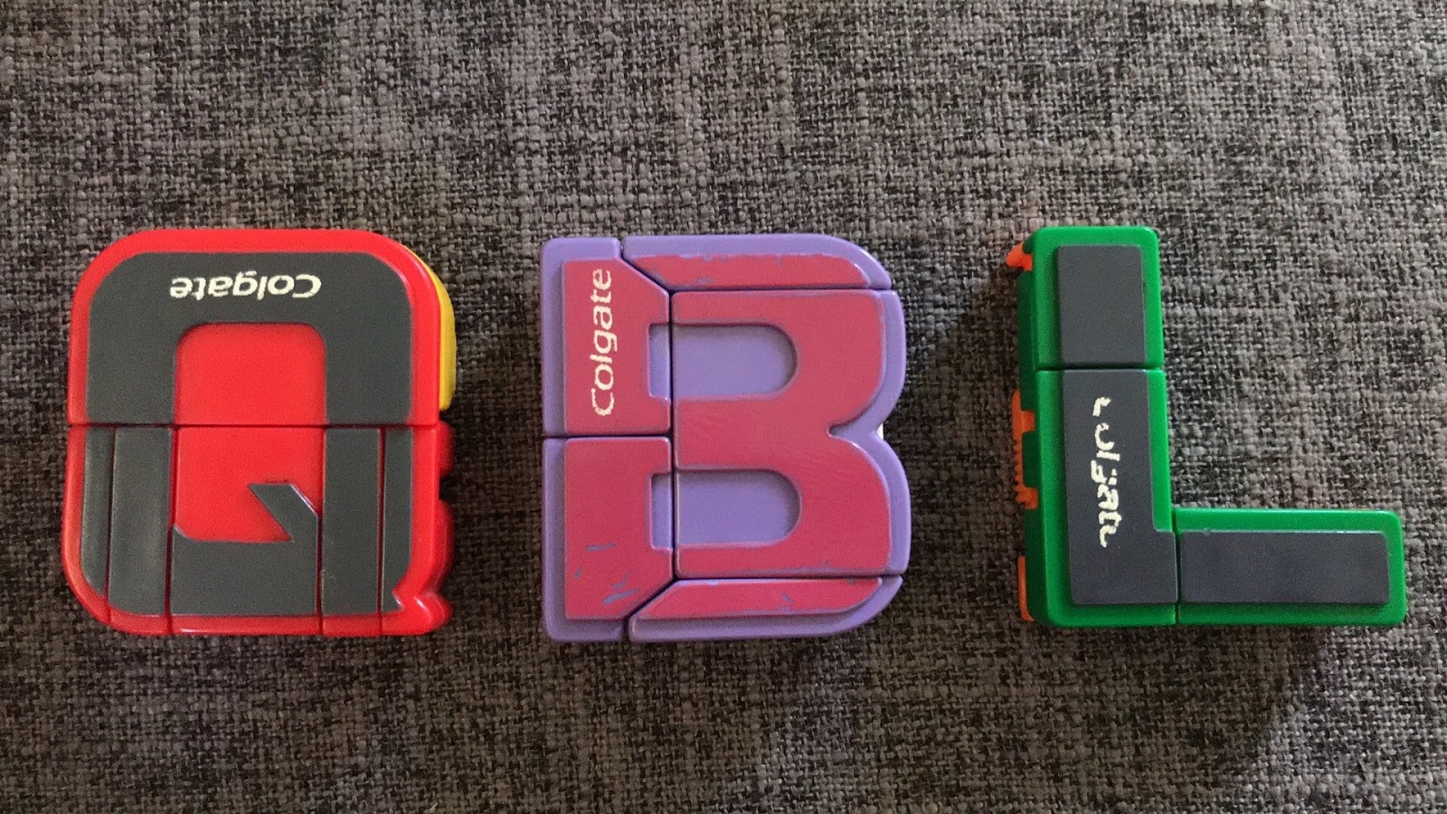 Different Collections: Toy Collection - COLGATE (LETRABOTS / LETTER ...