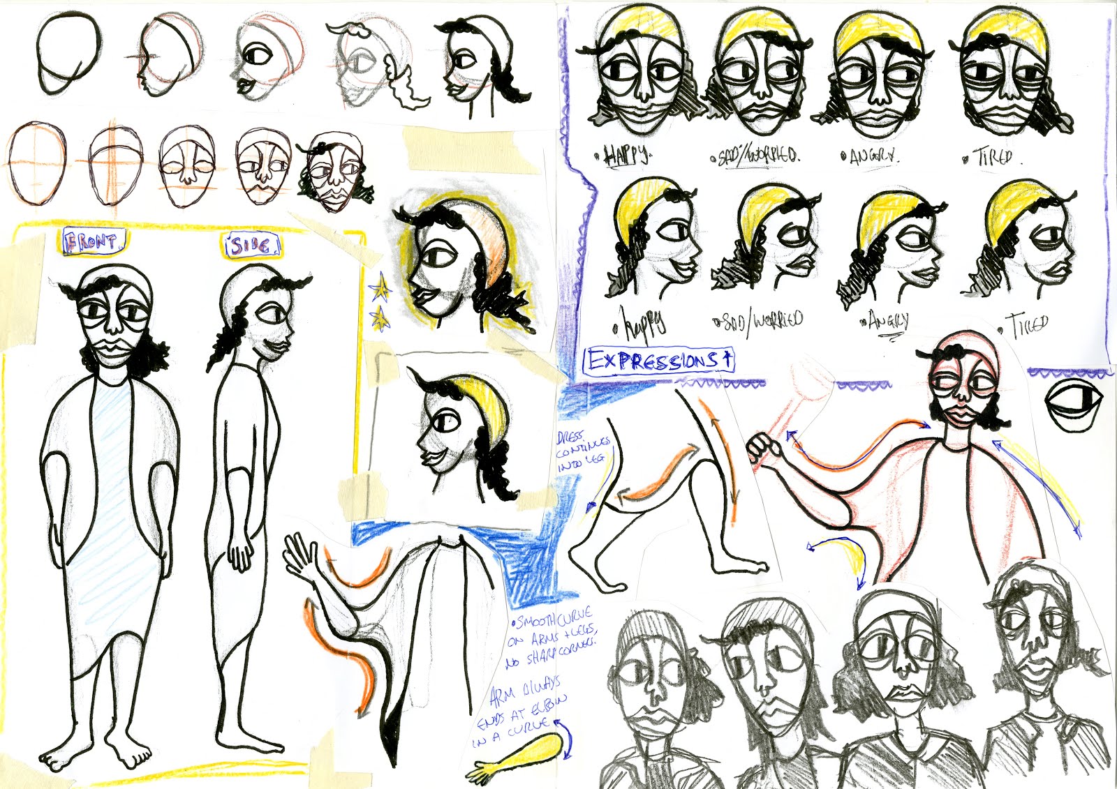 Tim Wheatley's Animation Blog.: Character sheet