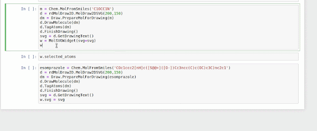 RDKit: An interactive RDKit widget for Jupyter: a first pass