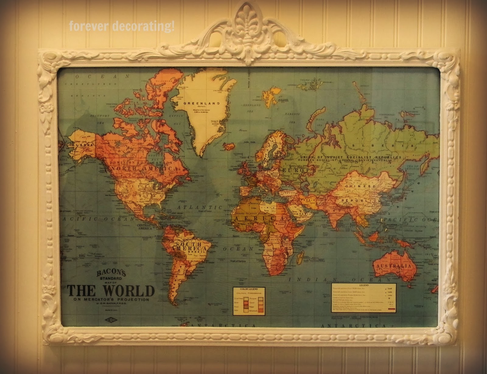 Forever Decorating!: How to EASILY repair old fancy frames!