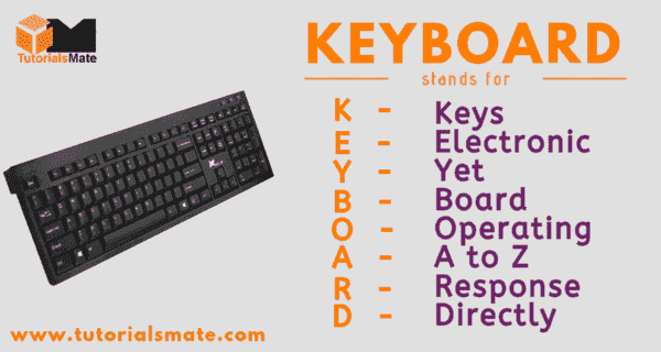 KEYBOARD Full Form: What does it stand for? - TutorialsMate