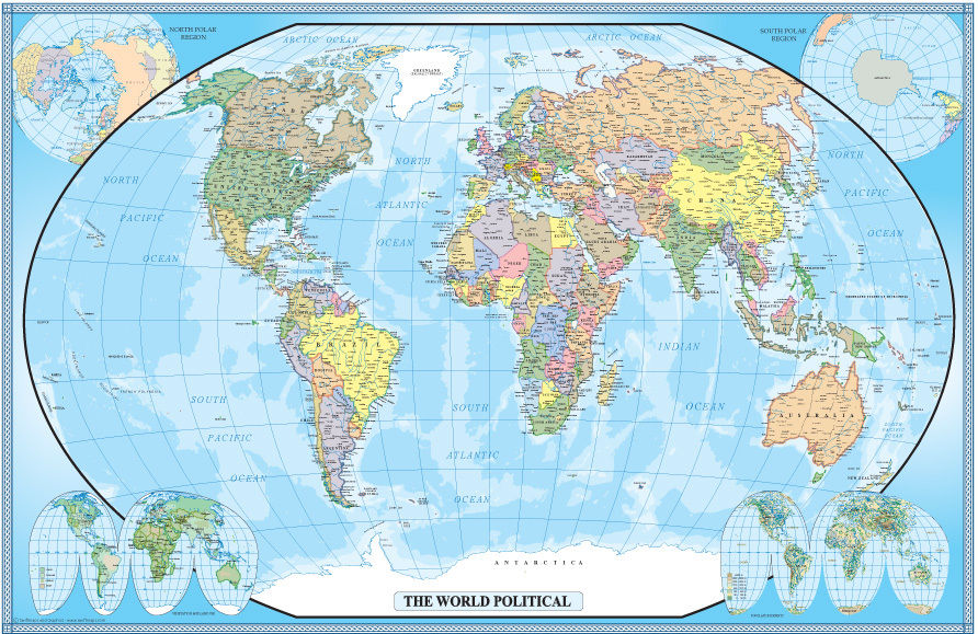 Large World Map ~ Usa Map Guide 2016