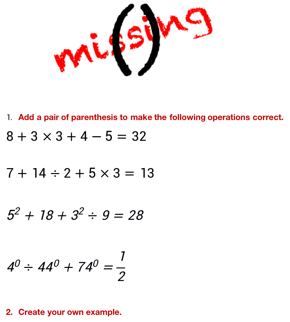 Puzzles And Figures Missing Parenthesis Puzzles And Figures Missing Parenthesis