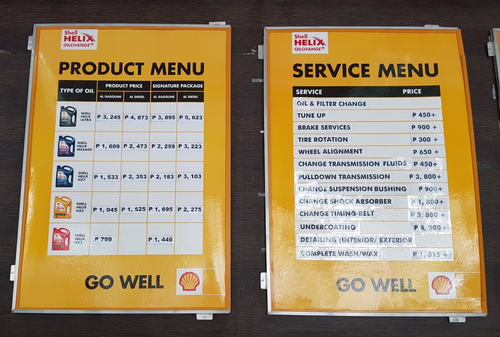 Car Maintenance and Oil Change at Shell