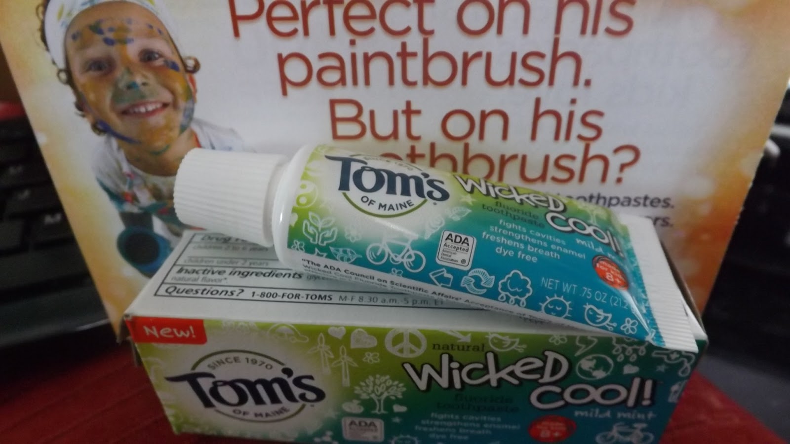 Life According To GreenVics: NEW Toms of Maine® Wicked Cool! Toothpaste ...