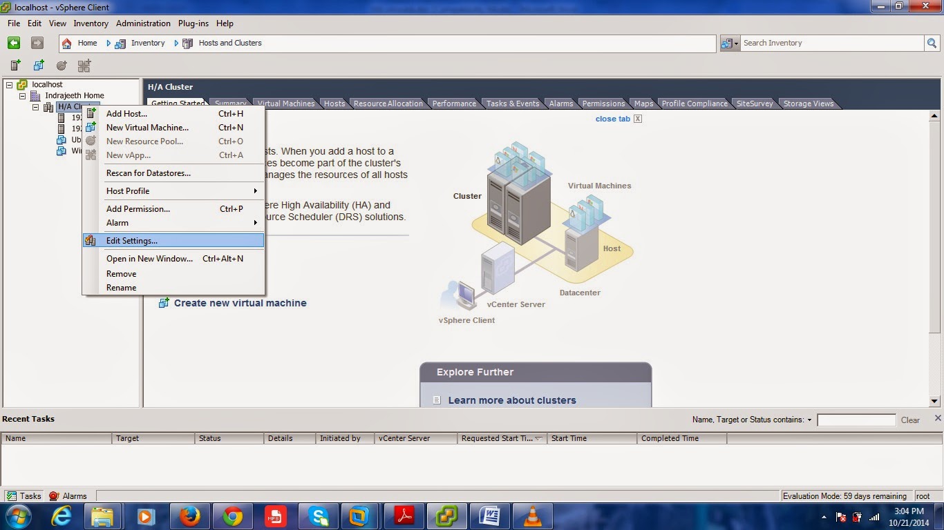 Vmware : vSphere High Availability (HA)