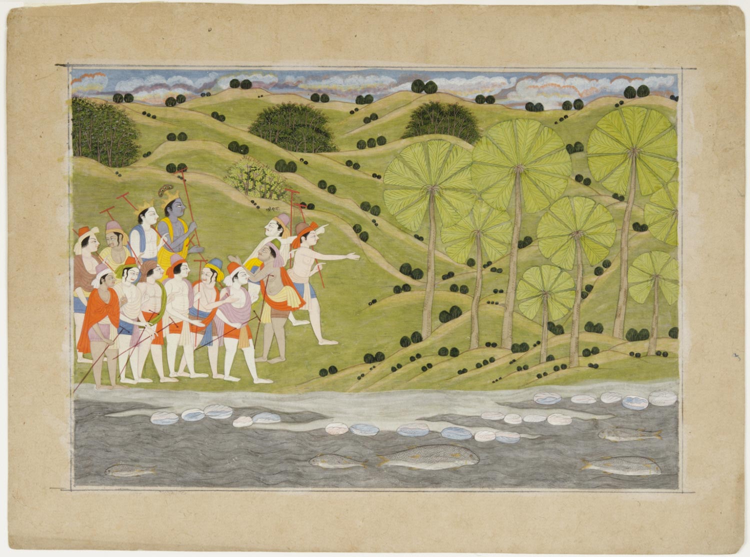 Atelier of india: Fattu and His large Guler Basohli Bhagavata purana