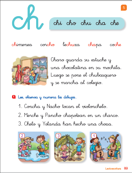 Profesoras de Educación Infantil del Colegio Nazaret: Letrilandia : Letra CH