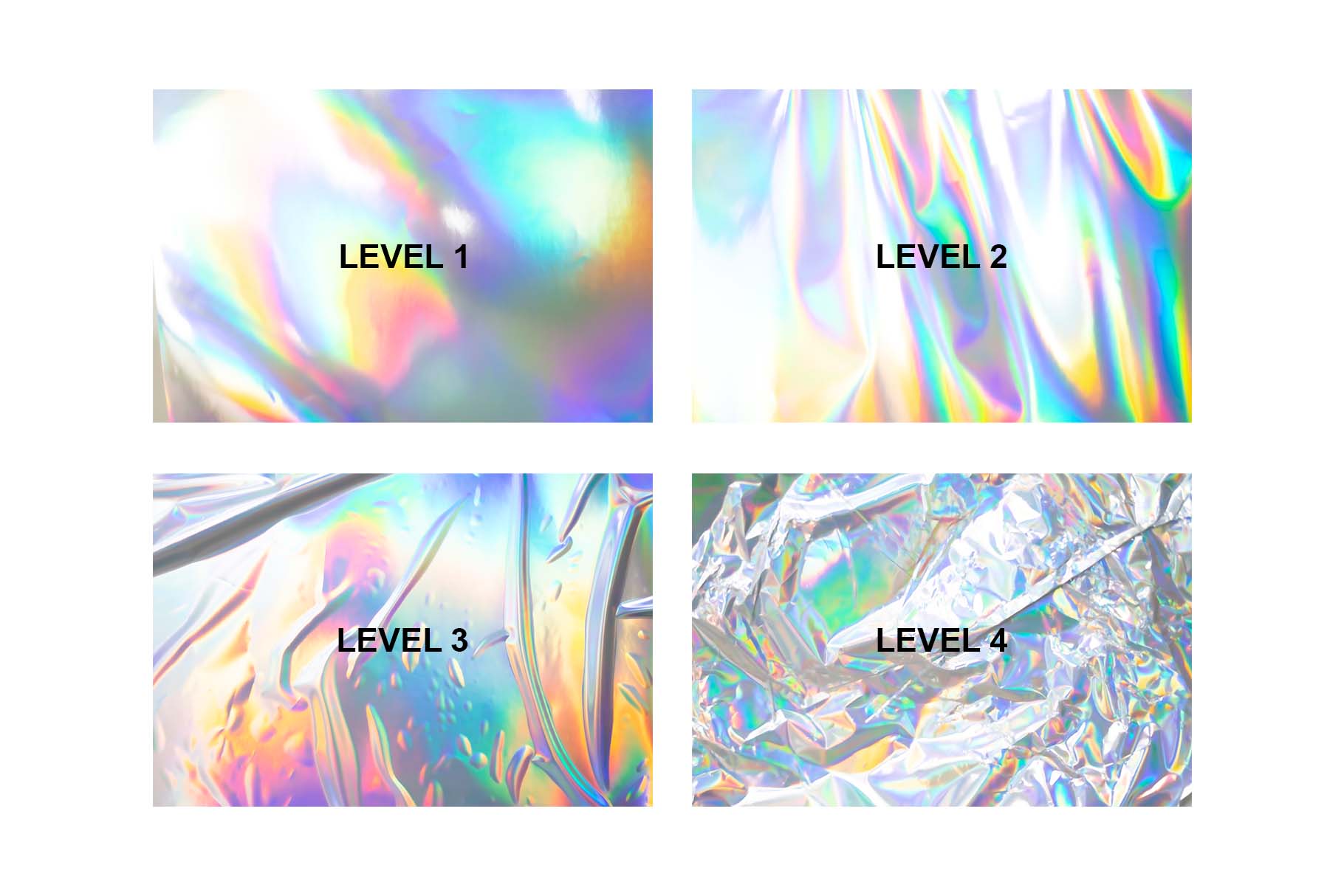 Free DEMO Rainbow Foil Texture Collection