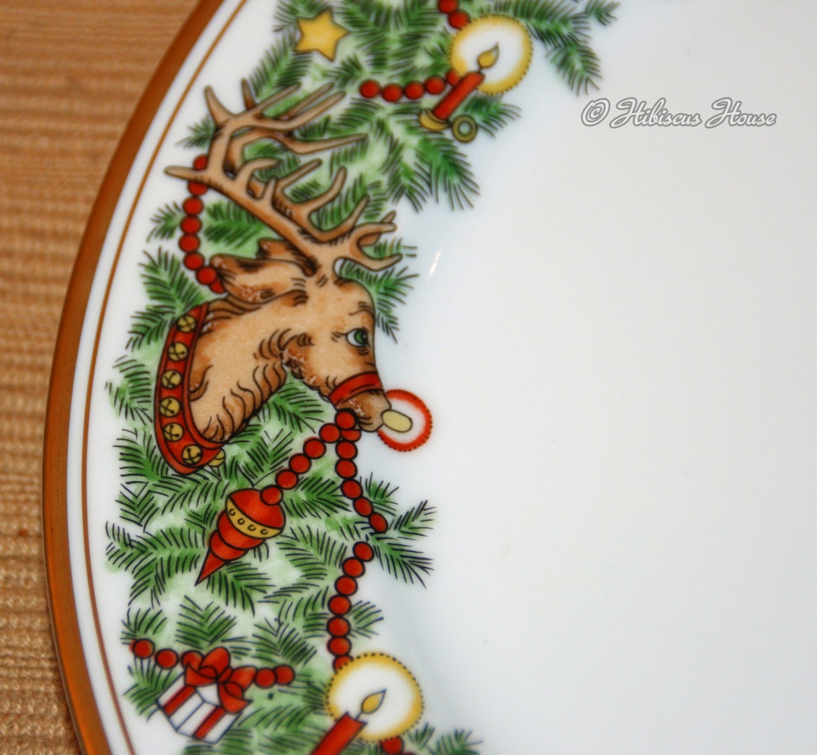 Hibiscus House: Fitz and Floyd St Nicholas China