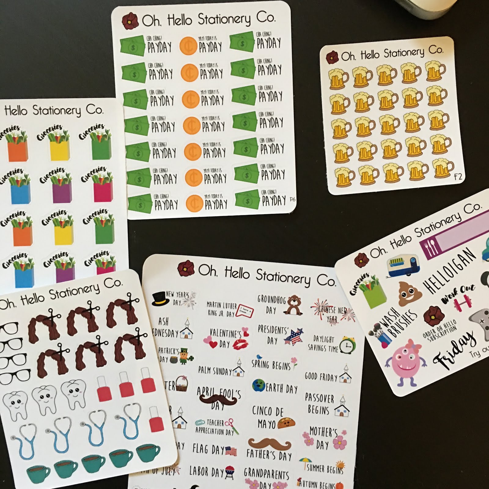 Erin Condren Planner Stickers - My Piece of Reality
