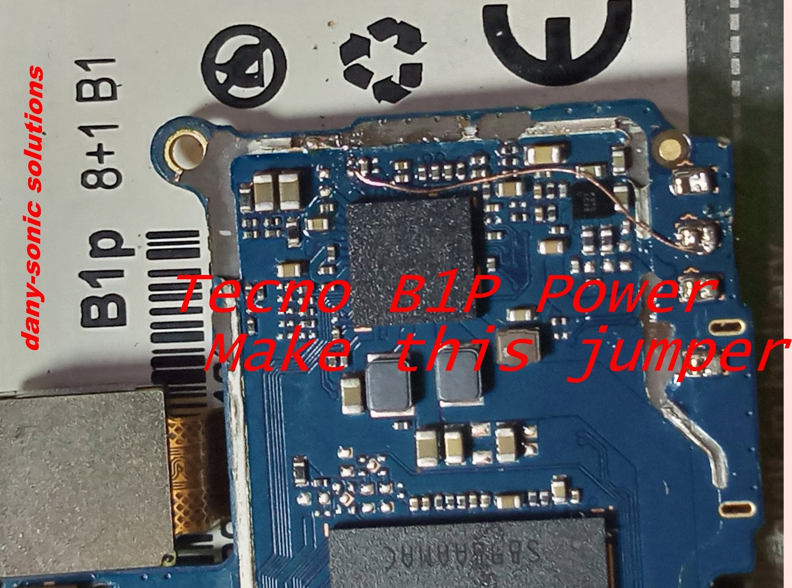 Tecno B1p power button solution