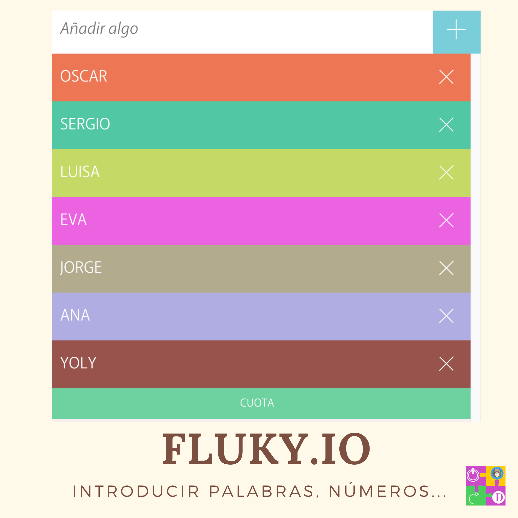 ORDENANDO MI CAJON DESASTRE: FLUKY. HERRAMIENTA PARA CREAR RULETAS