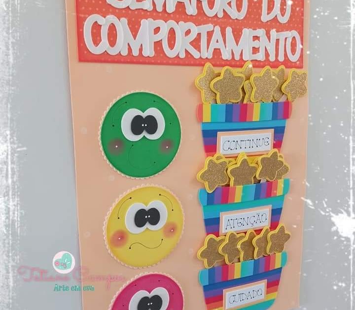 Molde de semáforo: Educação infantil - Ver e Fazer