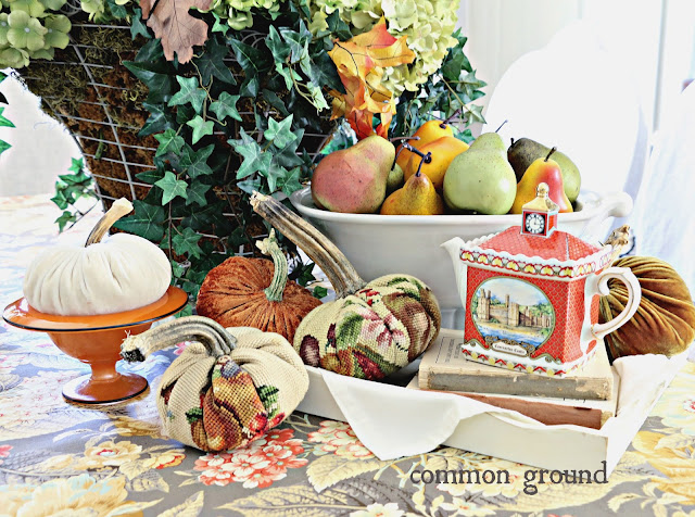 common ground : Scenes from the Late October Dining Room