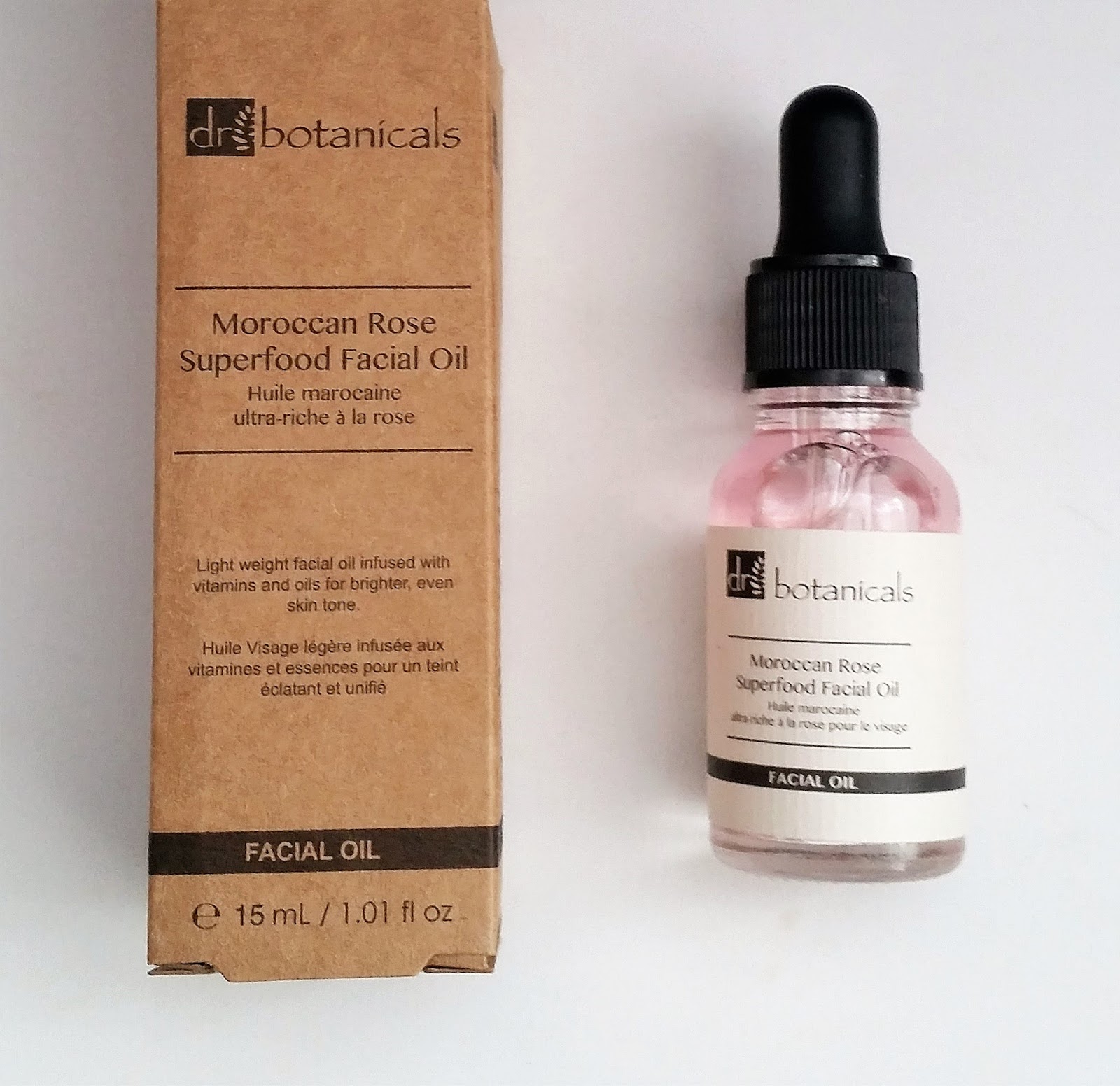 Dr Botanicals Moroccan Rose Superfood Facial Oil.