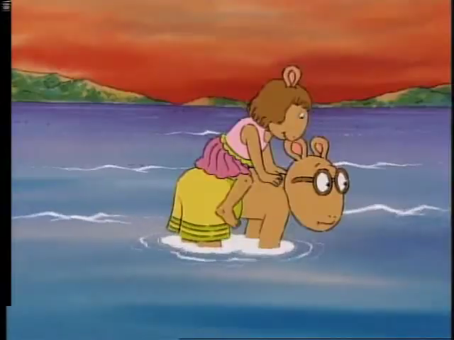 Shirtless Drawn Cartoon Boys & Men: Arthur and Buster