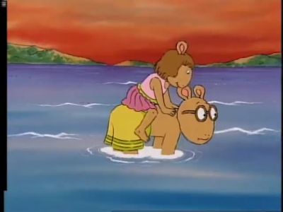 Shirtless Drawn Cartoon Boys & Men: Arthur and Buster