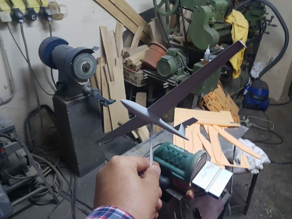 Machete avioane lemn la comandă... : Machetă planor IS 28 B2