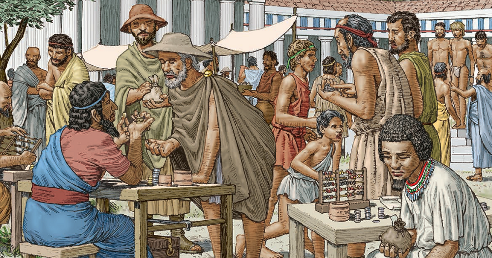 The Origin of Money Exchange and Banking / Economistmk©