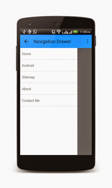Android Navigation Drawer ~ Java