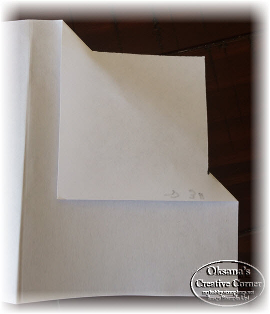 Fun Stamper - Oksana Semenska: Flip Corner Card Instruction