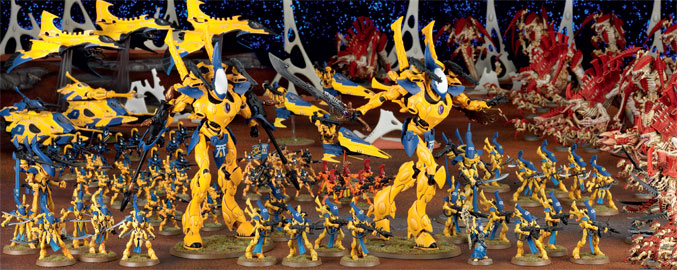 Warhammer 40K: Nuevos Eldar en promoción.