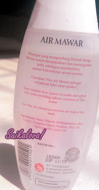Review Viva Face Mask Bengkuang Dan Viva Air Mawar