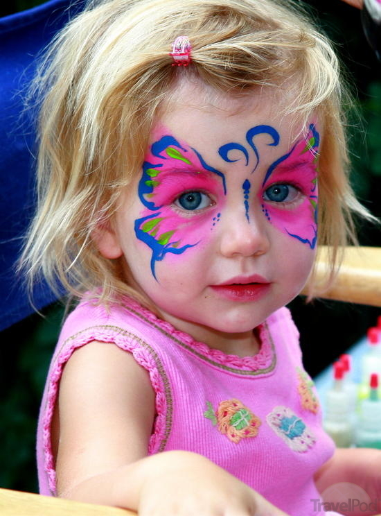 girls face paint pictures ~ art projects art ideas
