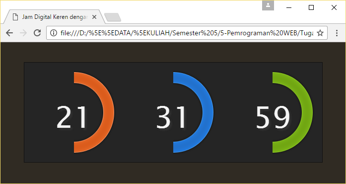 Tutorial Membuat Widget Jam Digital Keren dengan JQuery, Java Script ...