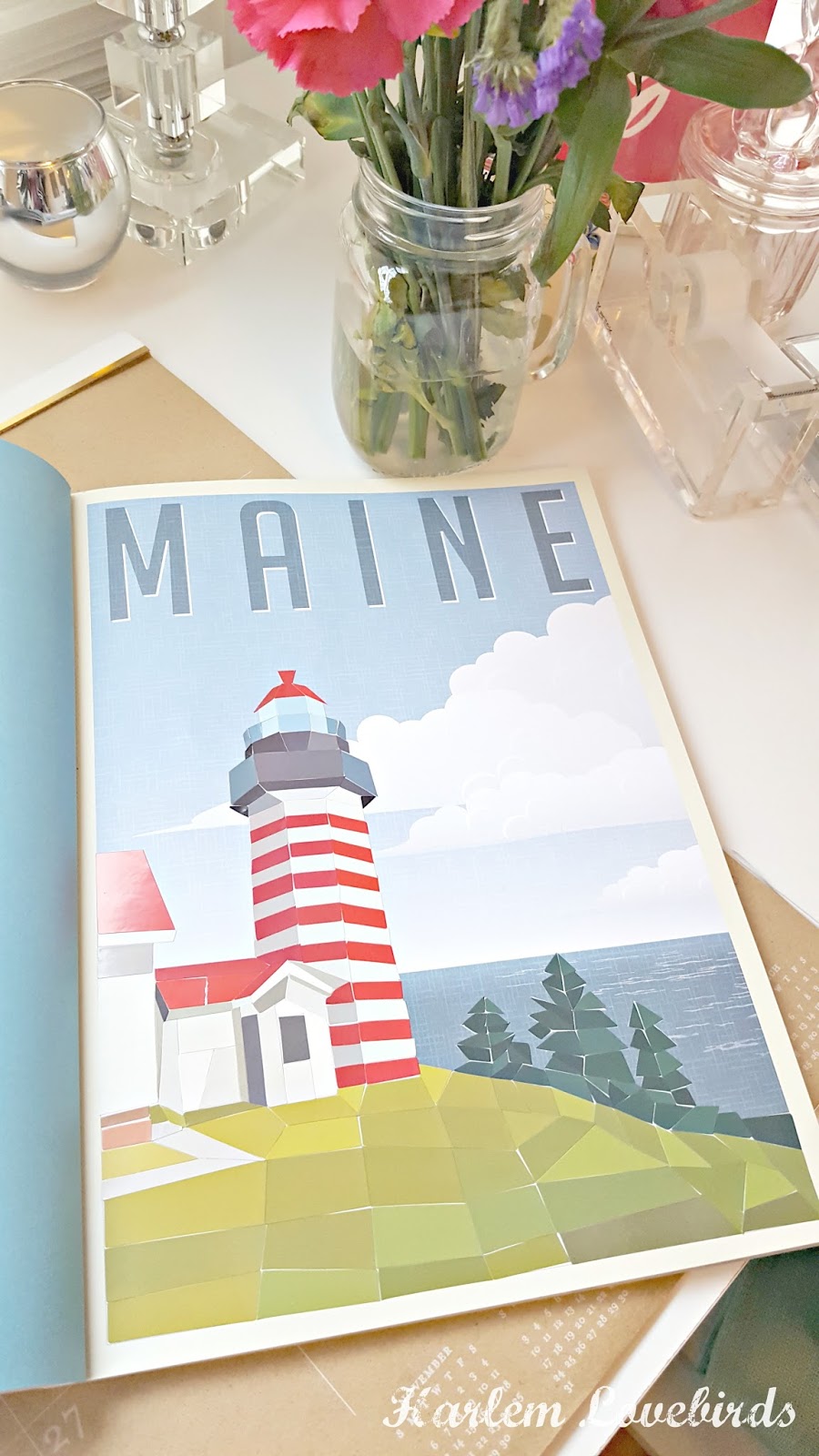 Harlem Lovebirds: Win It! Paint by Sticker: Travel