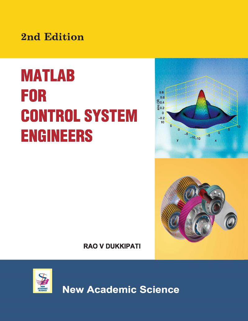 MATLAB for control system engineers, 2nd Edition – Rao V. Dukkipati ...