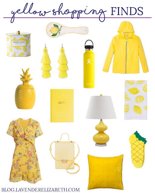 Yellow Shopping Finds | Lavender Elizabeth