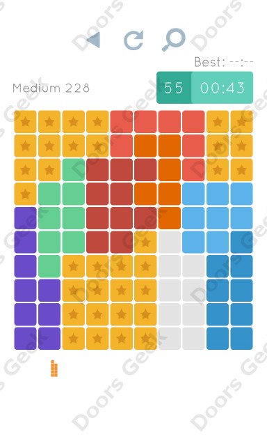 Blocks & Shapes [Medium] Level 228 Solution ~ Doors Geek