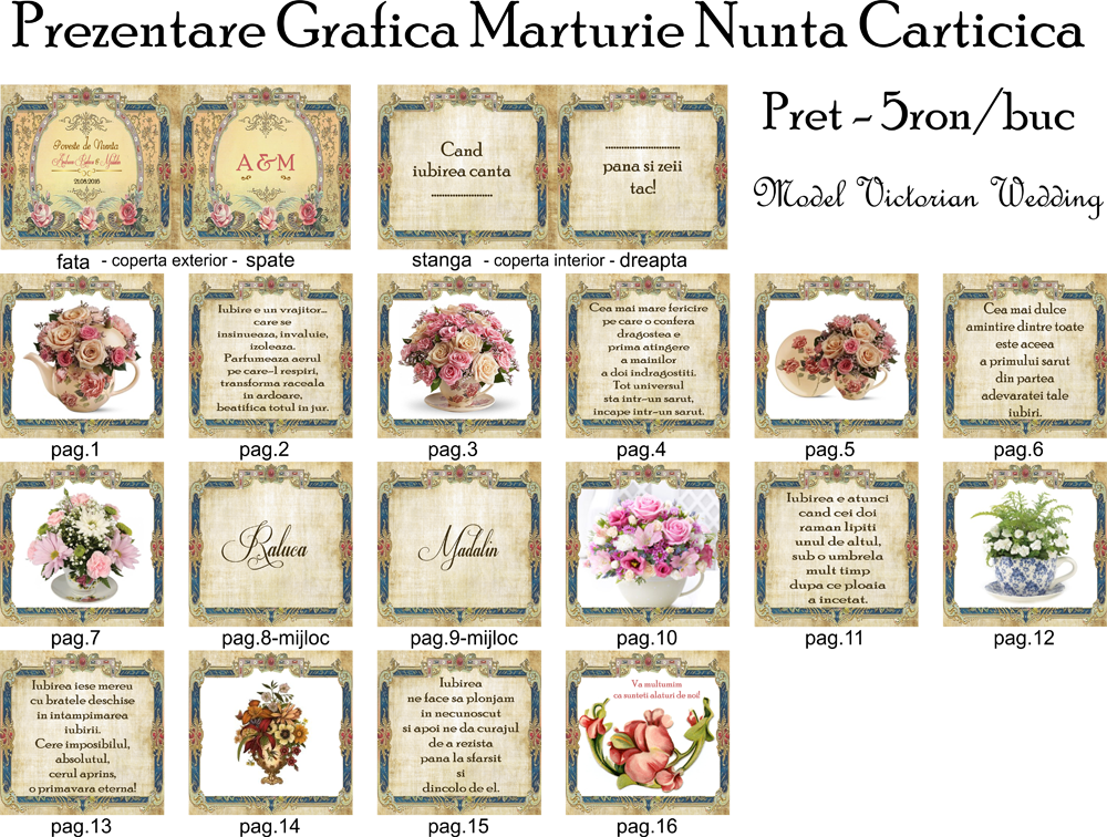 BebeStudio11.com - Invitatii Nunta‎ si Botez: Modele Asortate Nunta ...