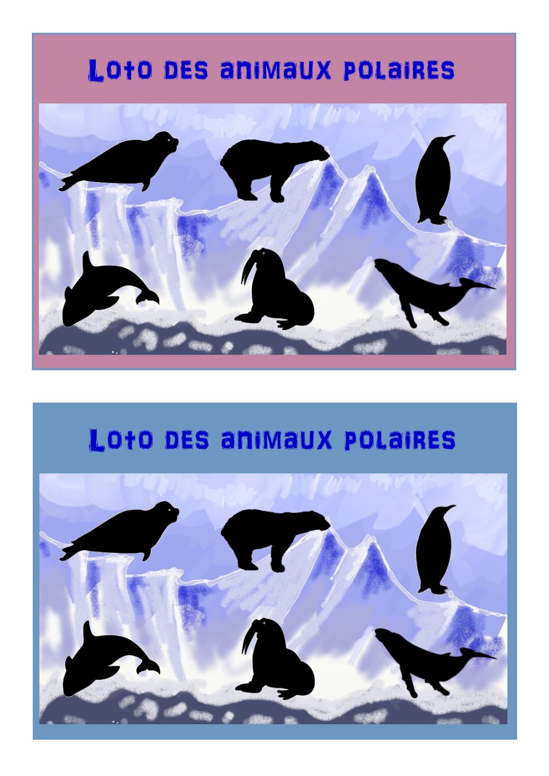 La classe du chat à lunettes: Projet Banquise