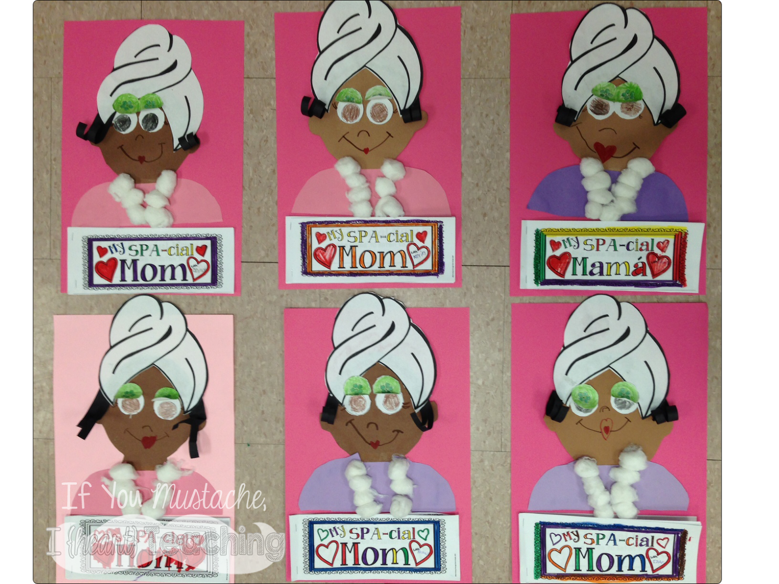 if you mustache i heart teaching: E-Spa-cially for Moms!