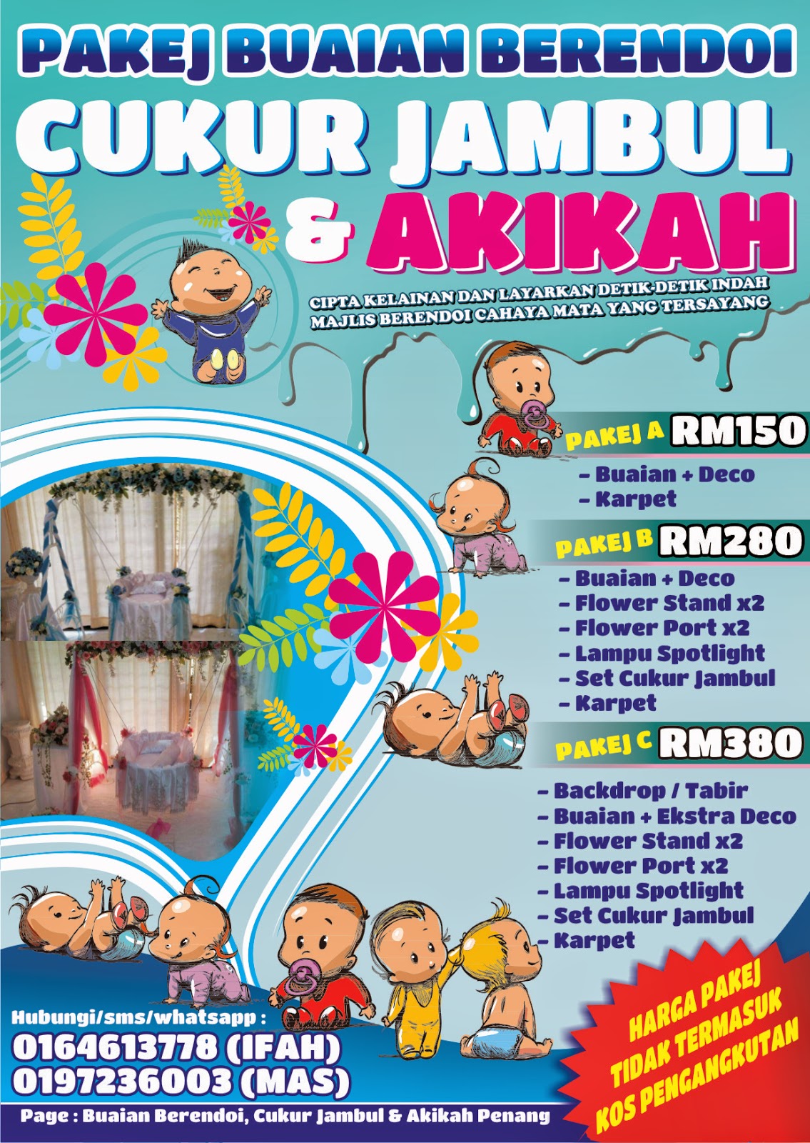 Buaian Berendoi Penang: PAKEJ BERENDOI