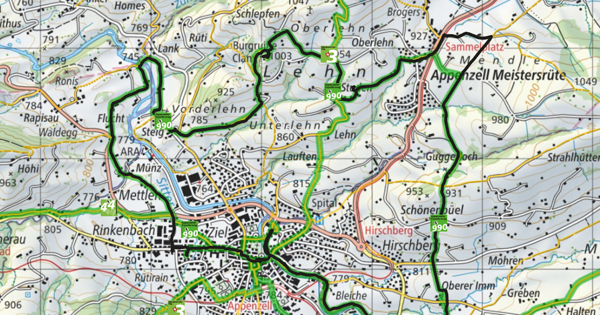 BrauchliSeuzi: Wanderung Appenzeller Kapellenweg