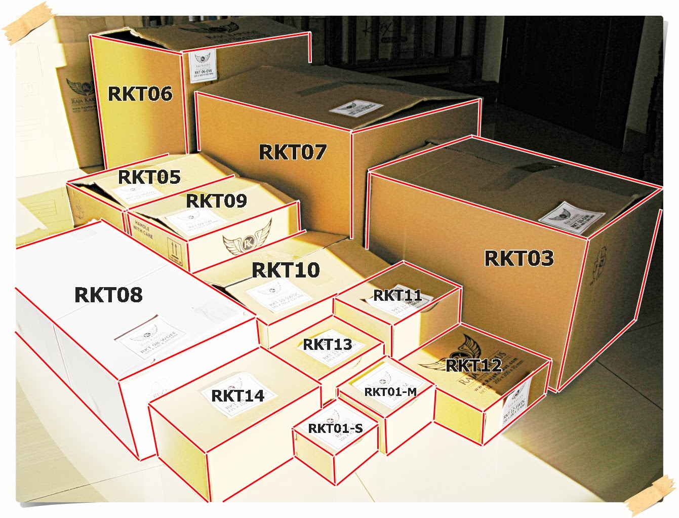 Jual Karton Box/Kardus untuk berbagai Keperluan packing