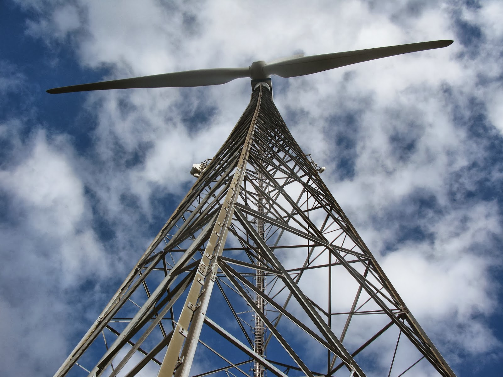 Life is Usually Really Quite Fascinating: Lattice tower wind turbine ...