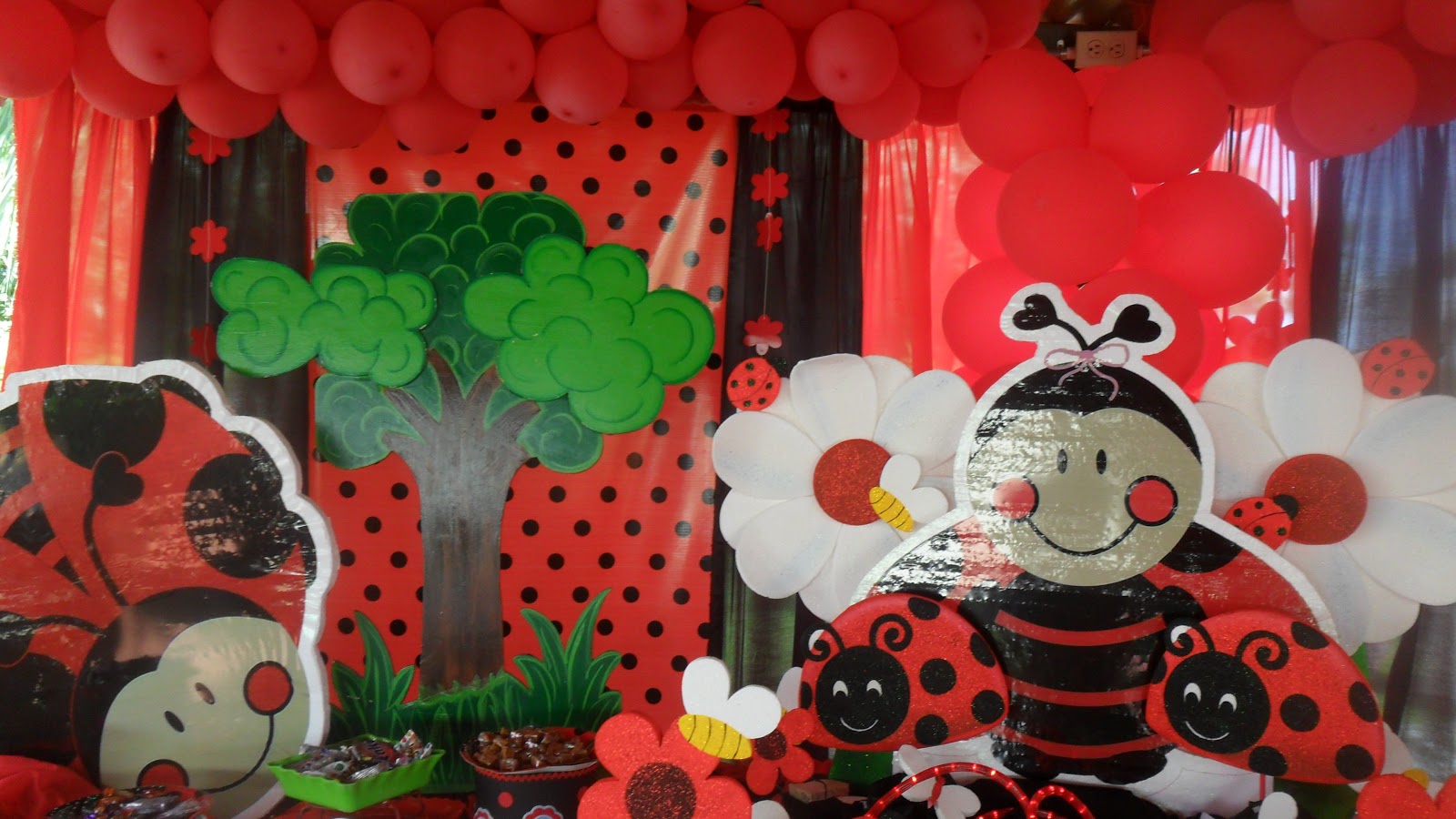 Ursula Newman Eventos: Decoración fiesta infantil LADYBUG