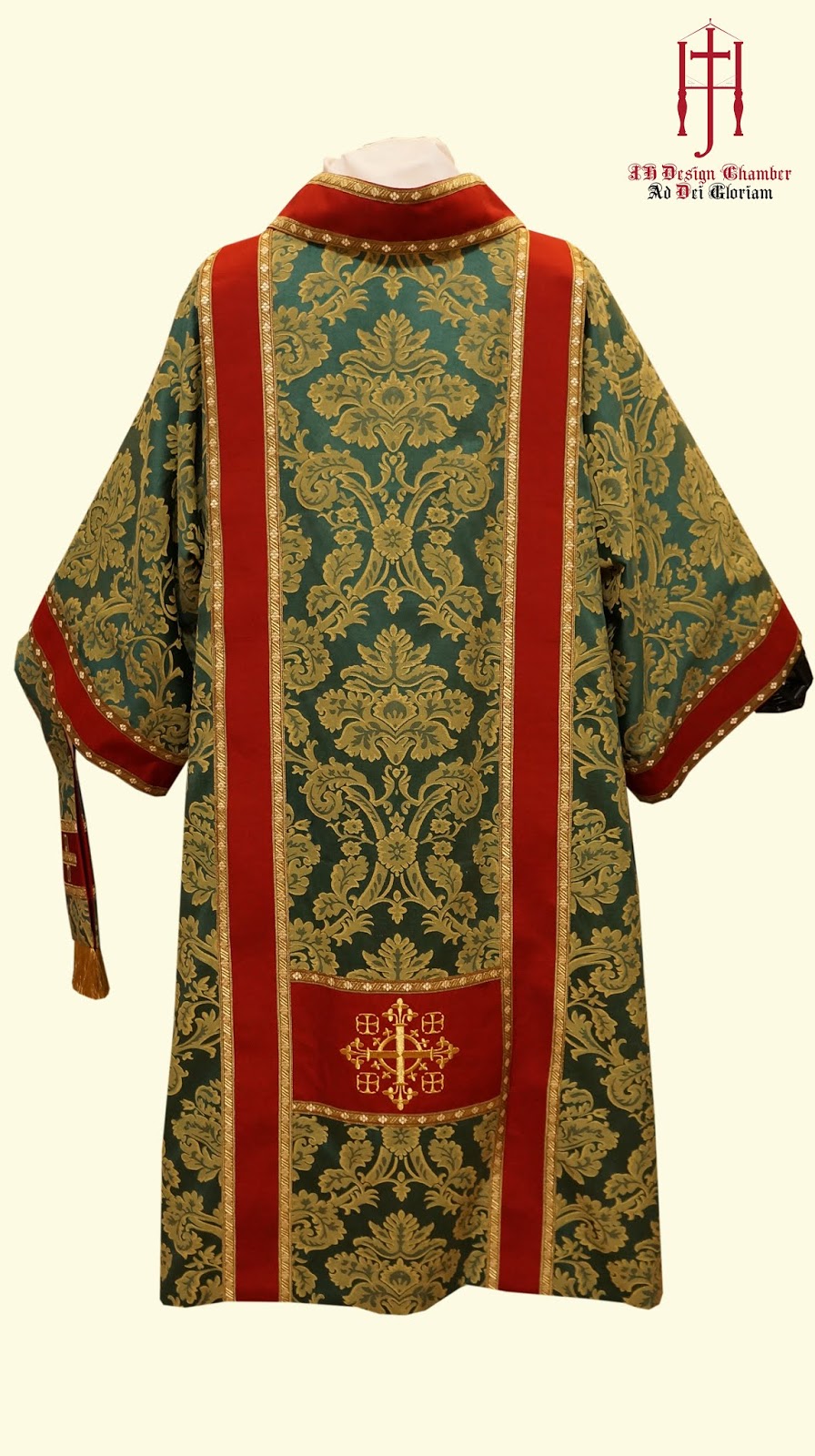 Gothic Revival Dalmatic & Tunicle - Green