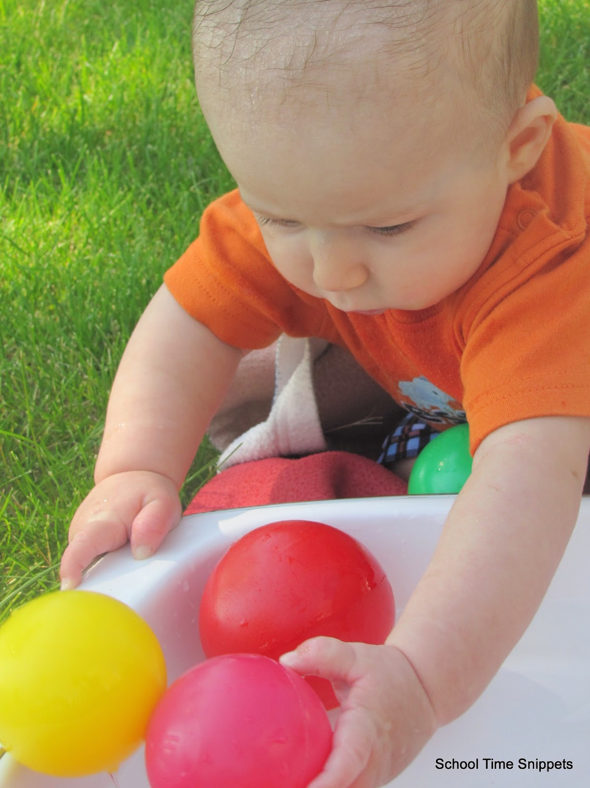 Easiest Baby Play Idea Ever! Make Your Own Water Ball Pit | School Time ...