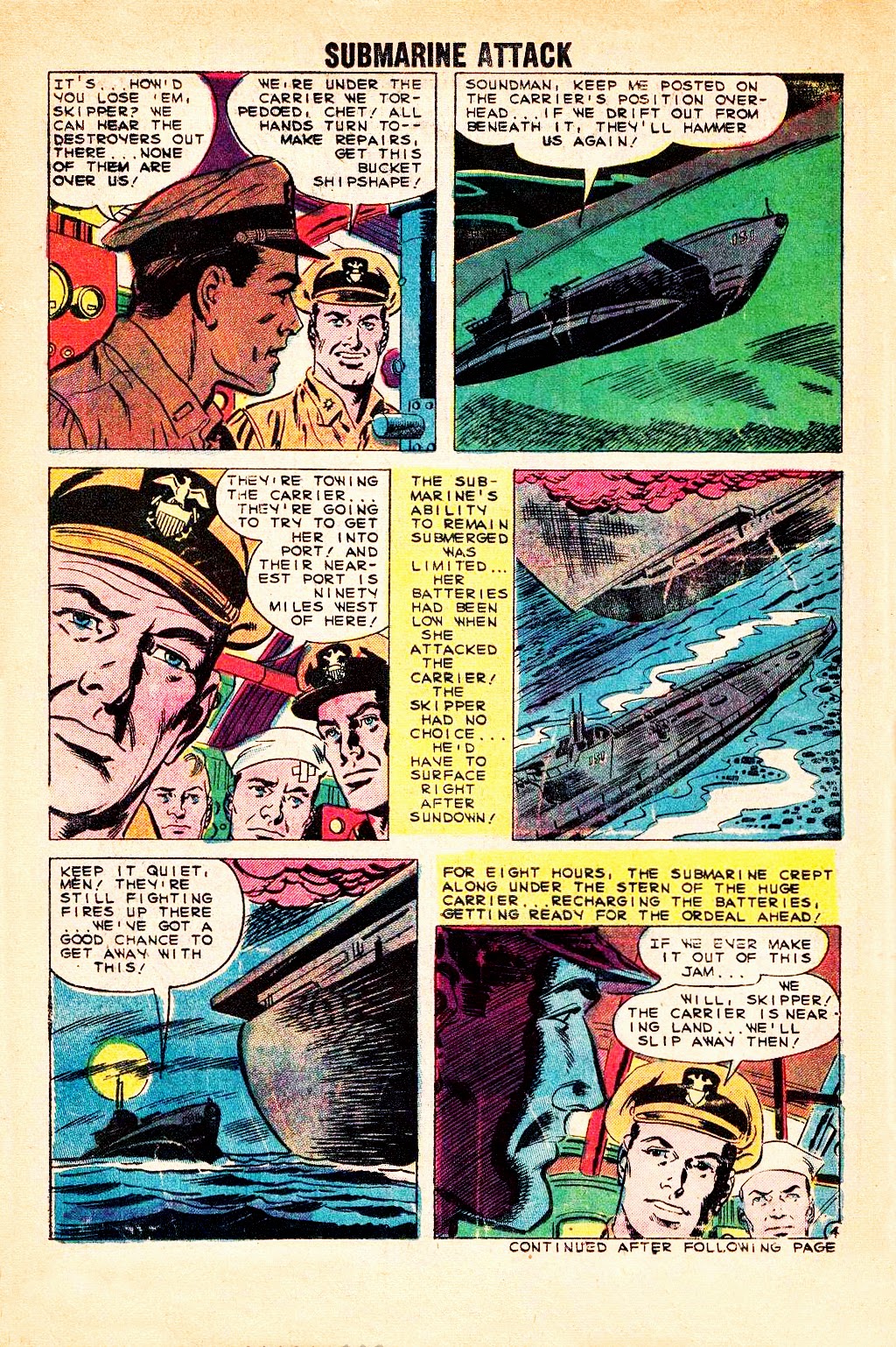 Submarine Comics and Novels: Submarine Attack #19