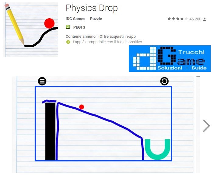 Soluzioni Physics Drop livello 1 2 3 4 5 6 7 8 9 10 | Trucchi e ...