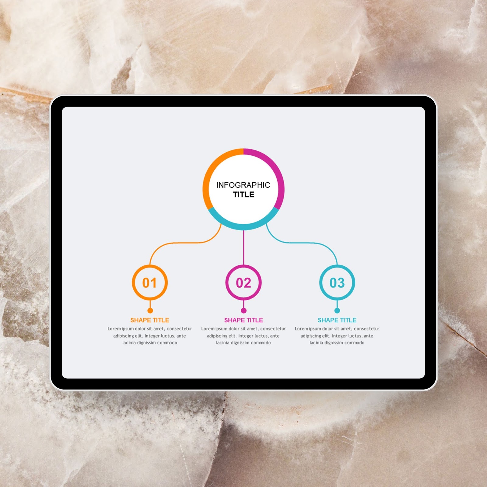 Circle Linear Connect PowerPoint Templates - PowerPoint Free
