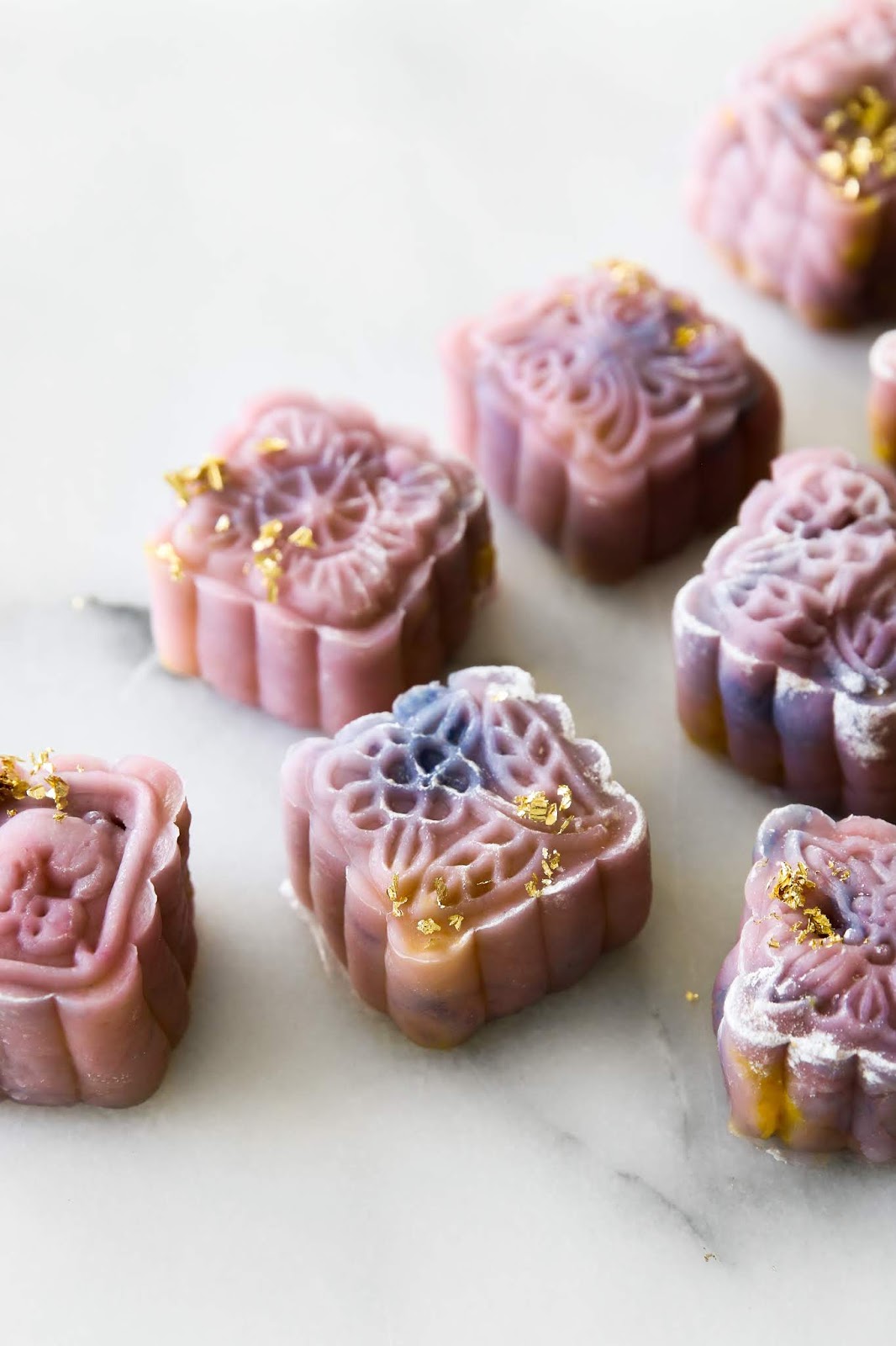 Kabocha Salted Egg Yolk Mooncakes With Sago Pearls Constellation Inspiration