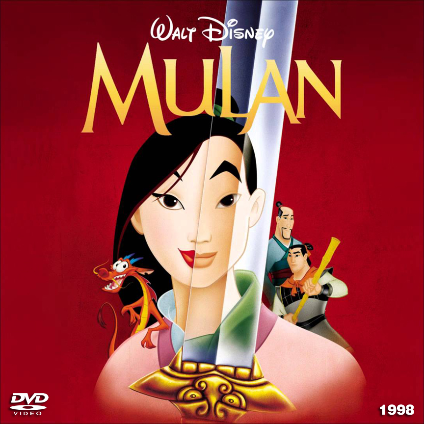 Caratulas de películas DVD para cajas CD: Mulán (*) - [1998]
