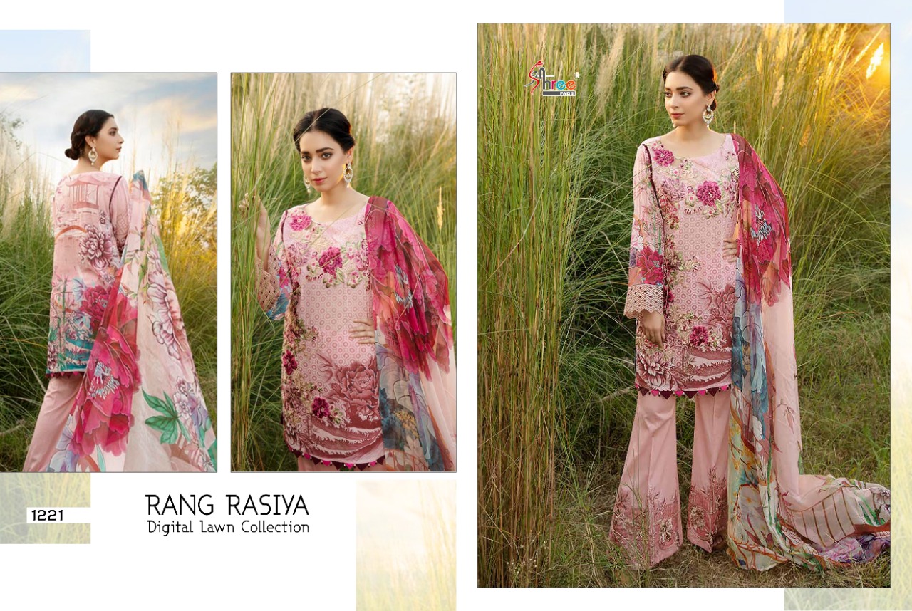 Shree Fab Rang Rasiya Digital Lawn NX Pakistani Suits
